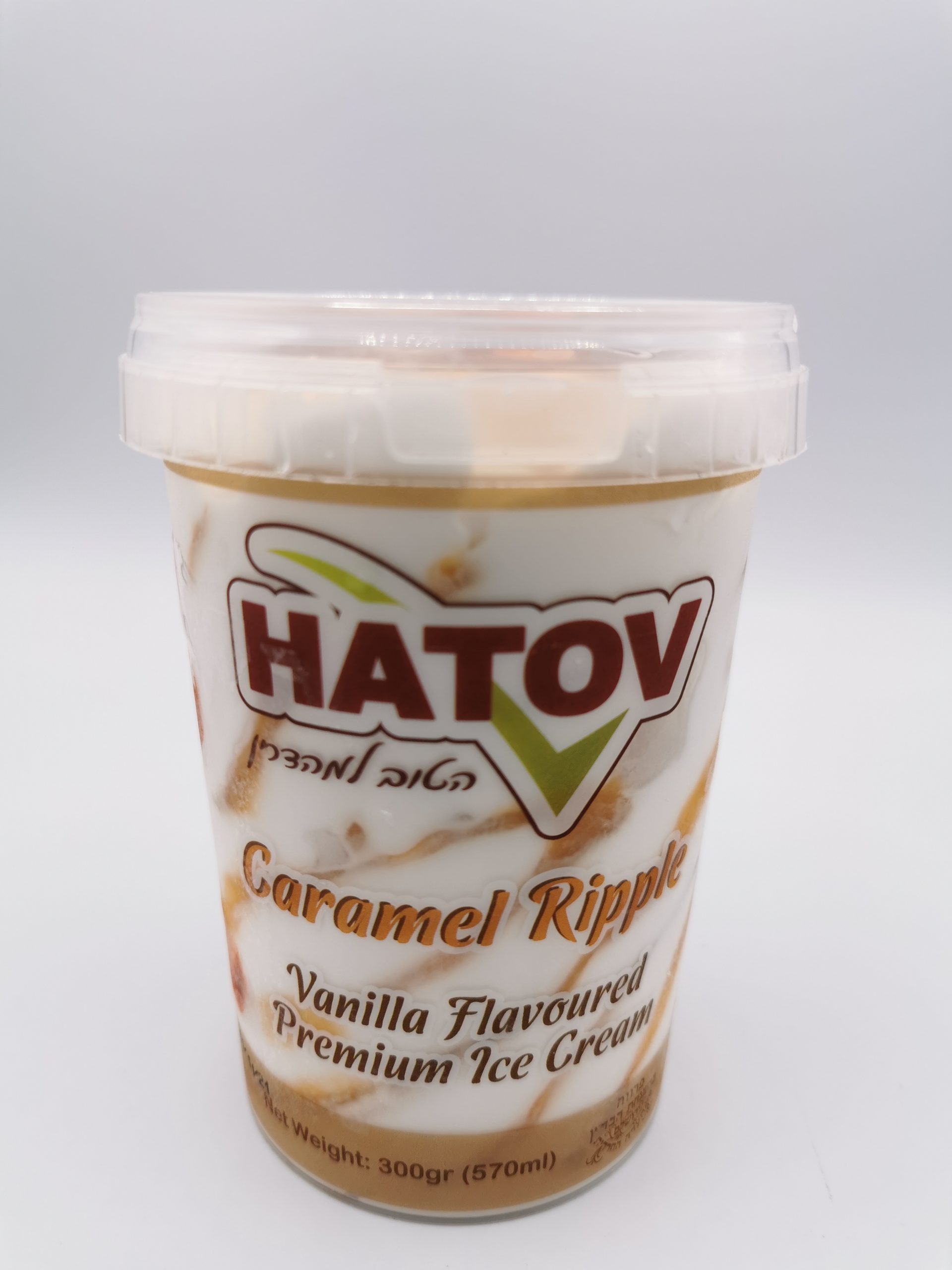 Ice Cream Non-Dairy Caramel Ripple 12×570 ml – Hatov